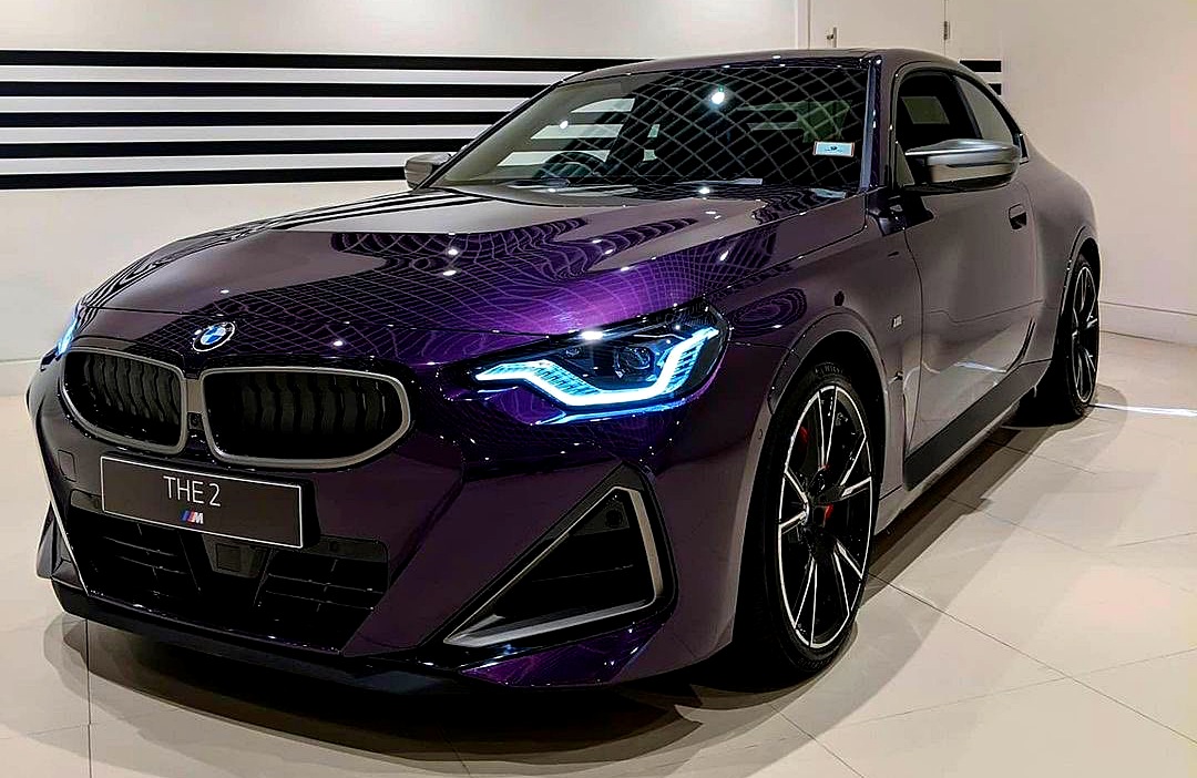 2021 BMW M240i xDrive Coupe in ThunderNight Metallic - Auto News Magazine