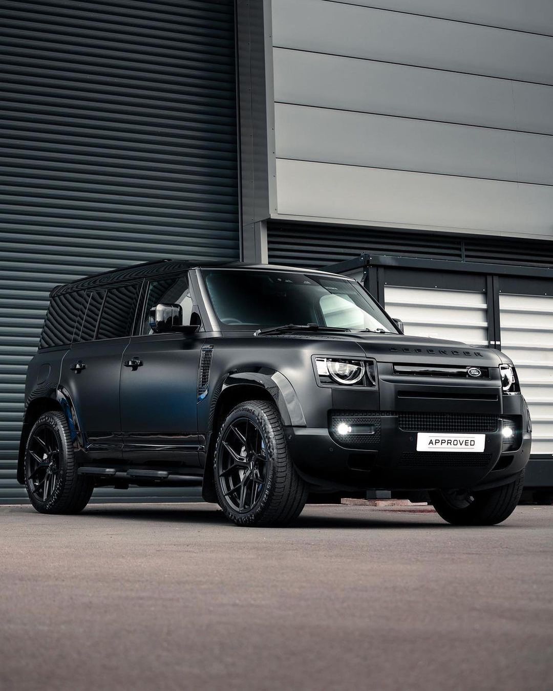 2021 Land Rover Defender Matt Black on Vossen Wheels