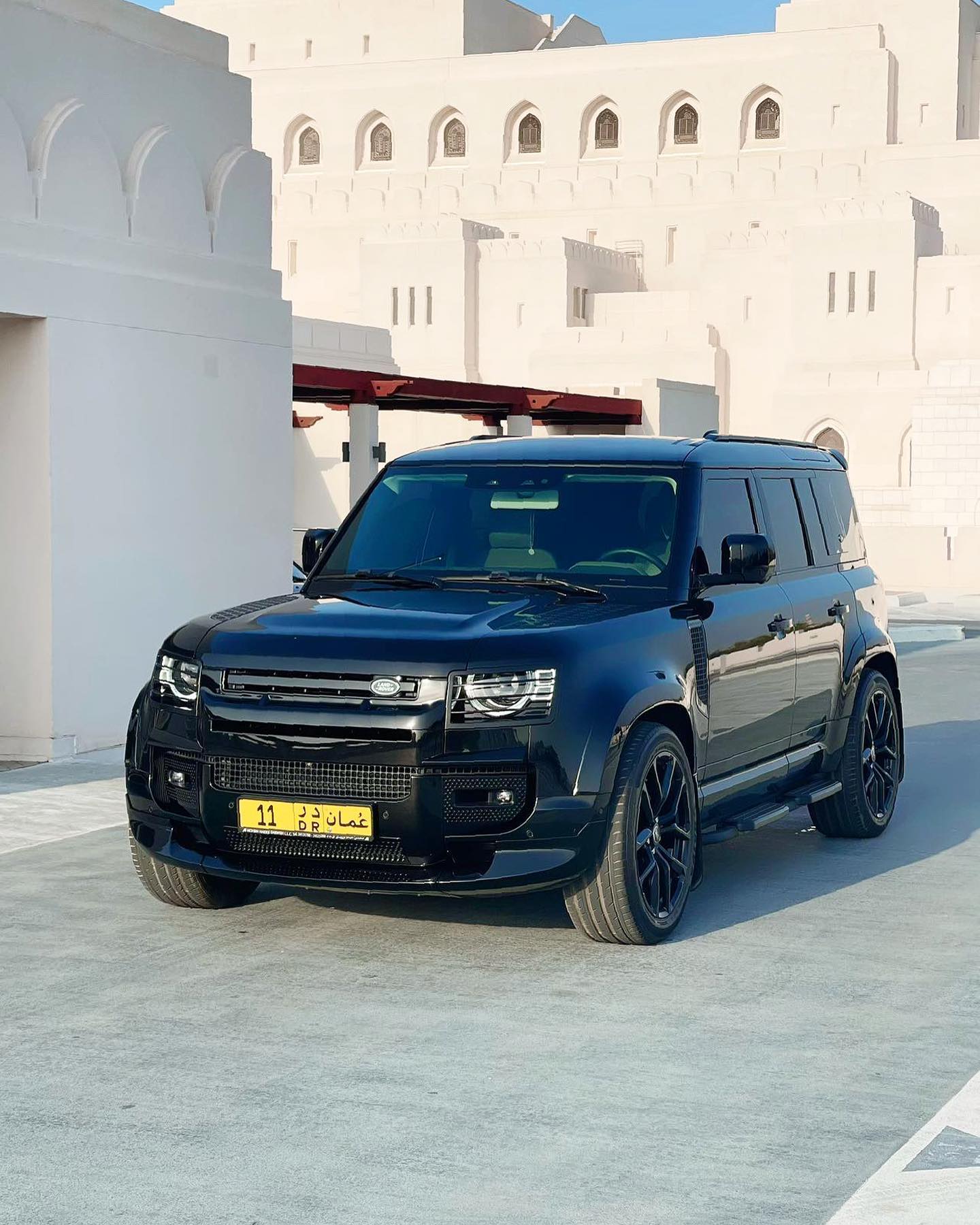 2022 All Black Land Rover Defender 110 Urban Kit, Black Monster