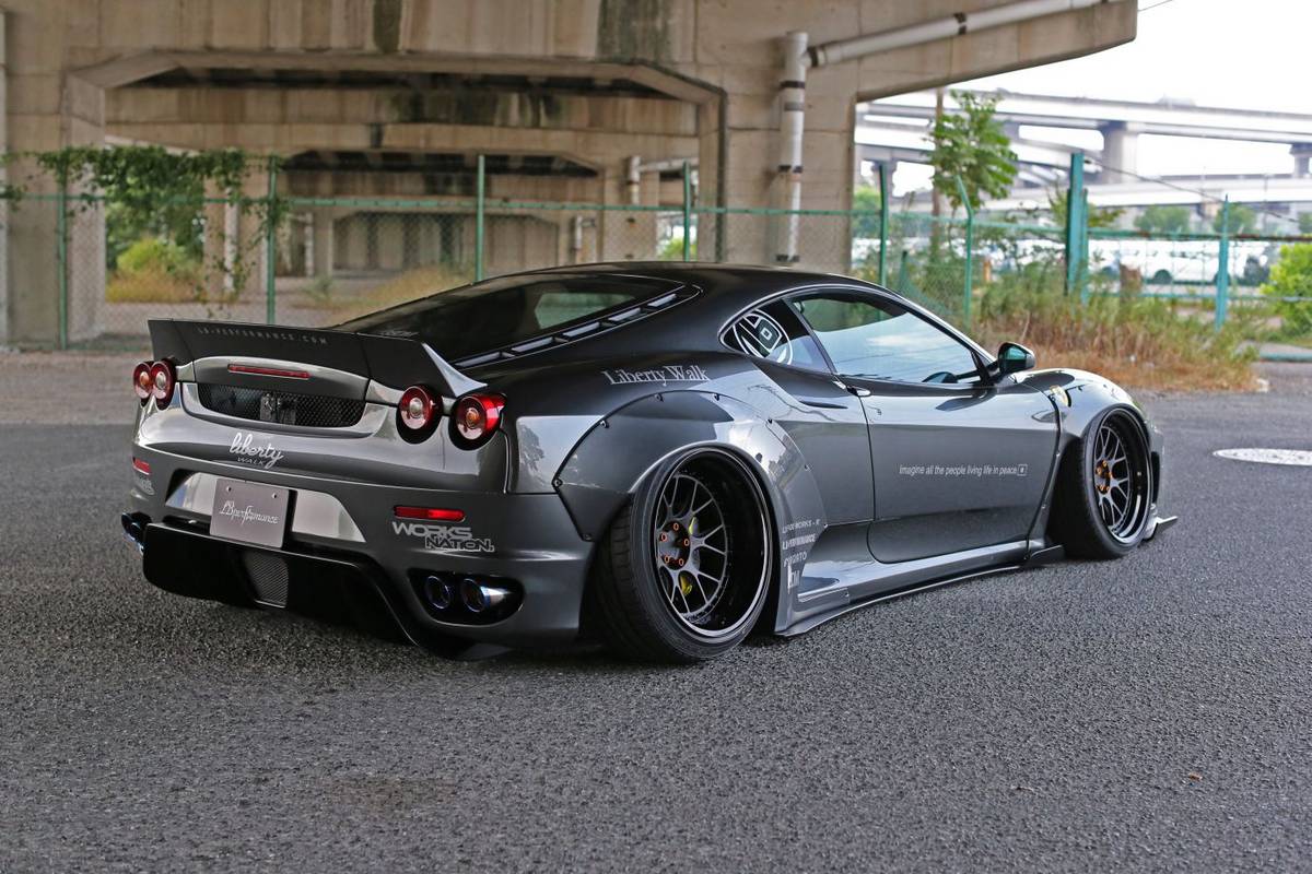 Badass Ferrari F430 With Liberty Walk Wide-Body Kit ! – Auto News Magazine