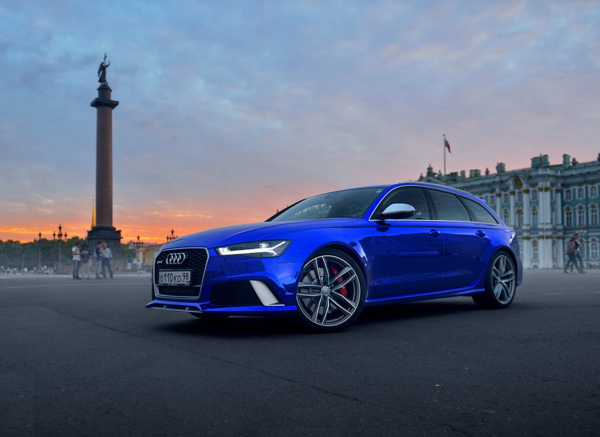 Dark Blue Chrome Audi RS6, Sexy ! - Auto News Magazine