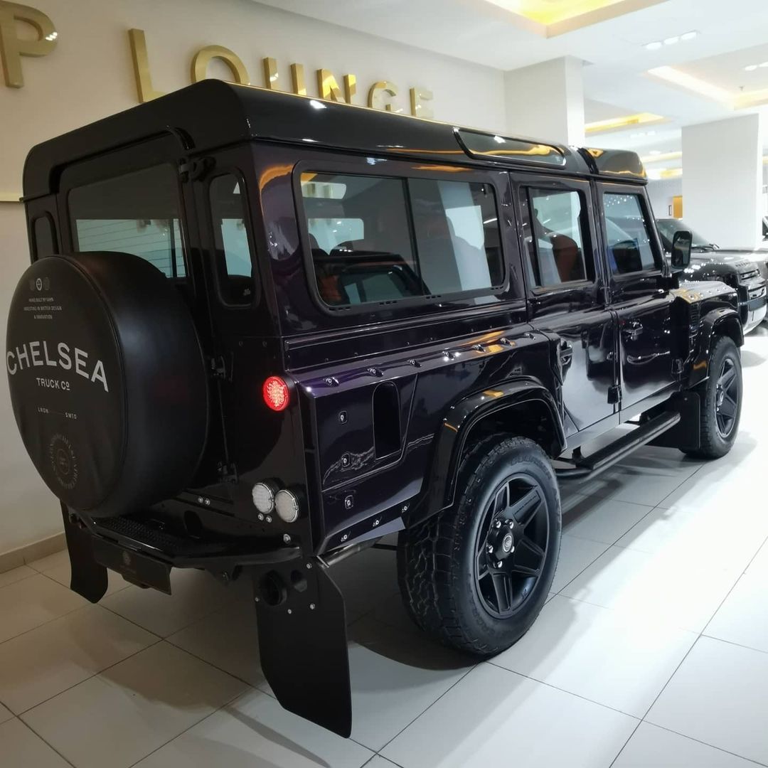 Unique Purple Land Rover Defender 110 Orange Interior, PERFECT ! - Auto ...